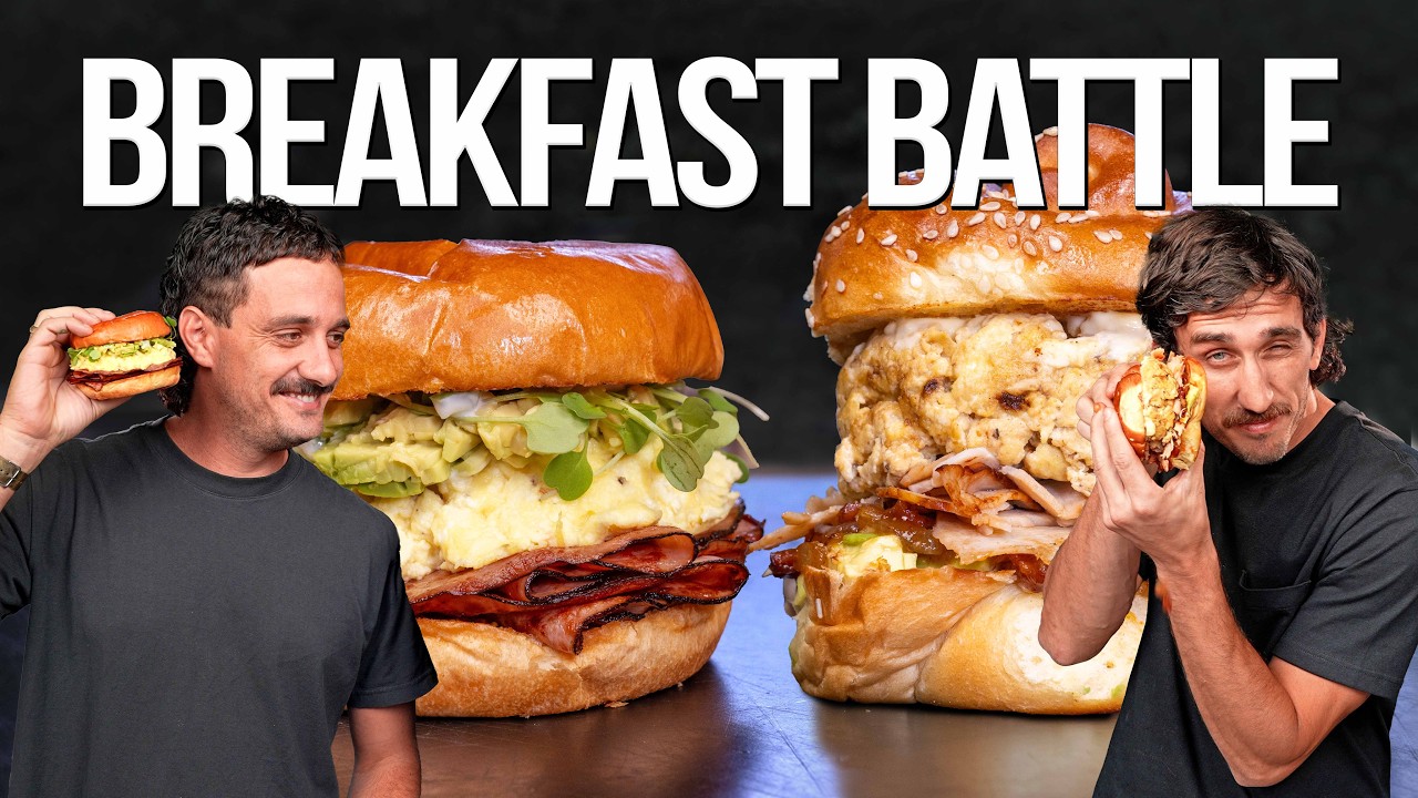 THE SONS OF SAM THE COOKING GUY BATTLE TO MAKE THE ULTIMATE BREAKFAST ...