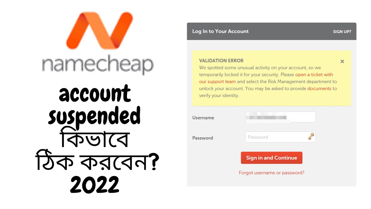 ️ Namecheap account suspended Risk management team | Finally Namecheap ...