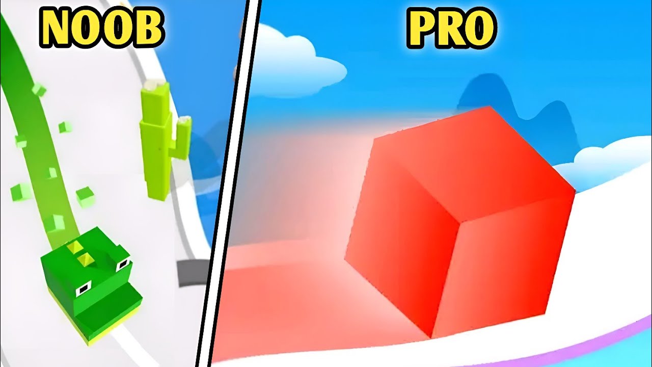 Run The Cube 3D Game All Levels 1-5 Android iOS Gameplay - YouTube