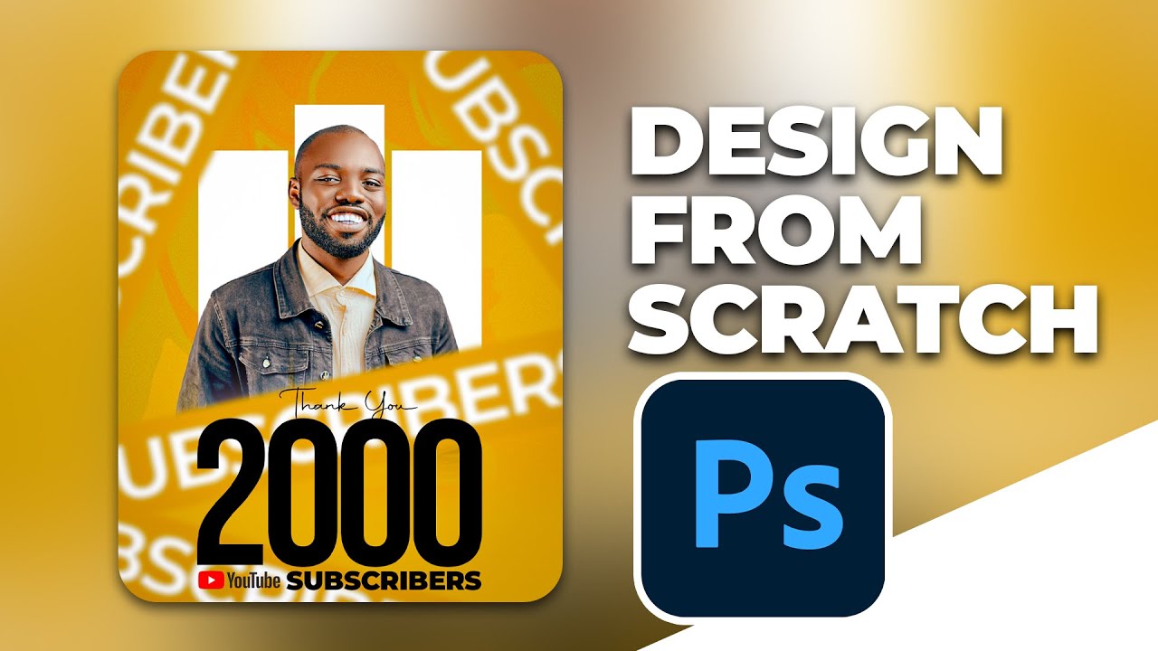 Create A Simple Poster Design | Photoshop Tutorial - YouTube