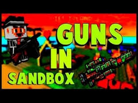 GUNS IN SANDBOX!! Pixel Gun 3D - YouTube