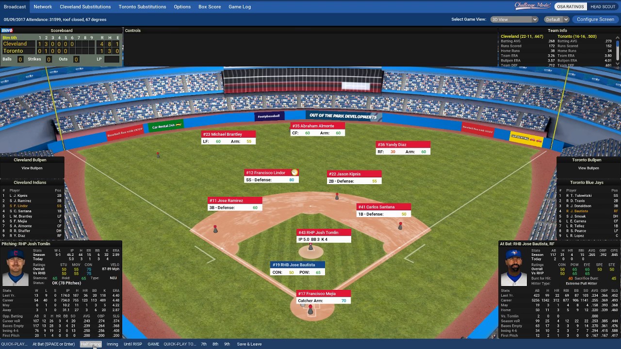 OOTP 18 - Episode 10 (Blue Jays Manager) - YouTube