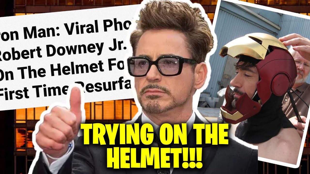 Robert Downey Jr And His INSANE Iron Man Helmet - YouTube