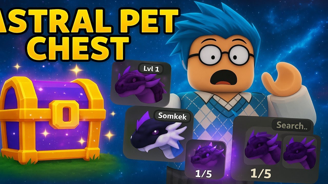 Dungeon Heroes Opening the ASTRAL PET CHEST in Roblox! (INSANE Luck ...