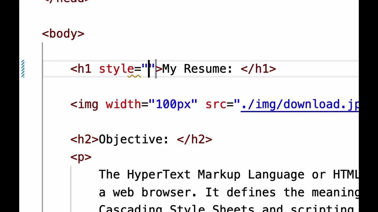 css crash course - styling your first website with colors - YouTube