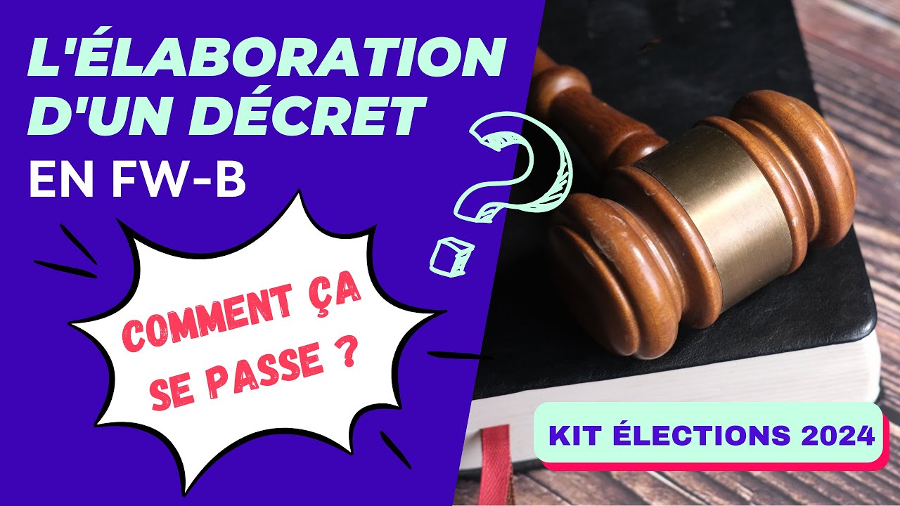 L' élaboration d'un décret, comment ça se passe ? - YouTube