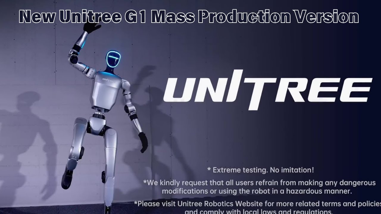 G1 Ready to Leap into Mass Production | New Unitree G1 Humanoid Robot ...
