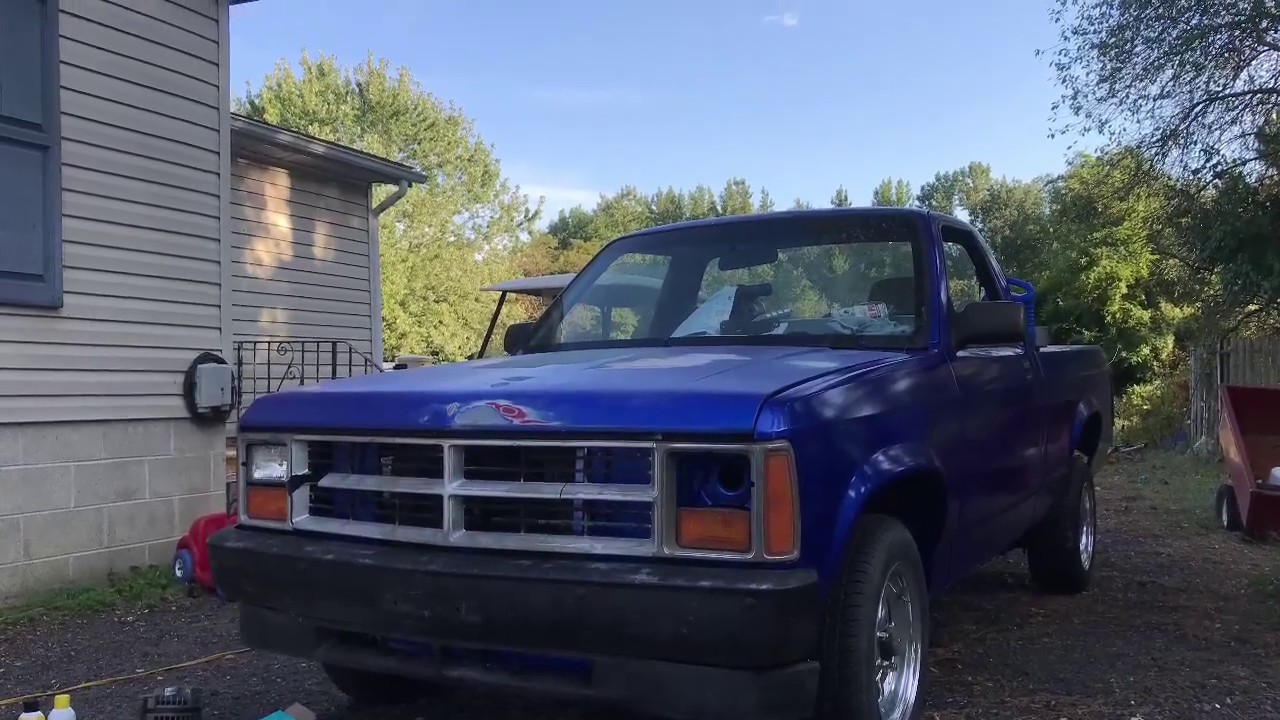 1987 Dodge Dakota Race Truck Buuld Part #5 - YouTube