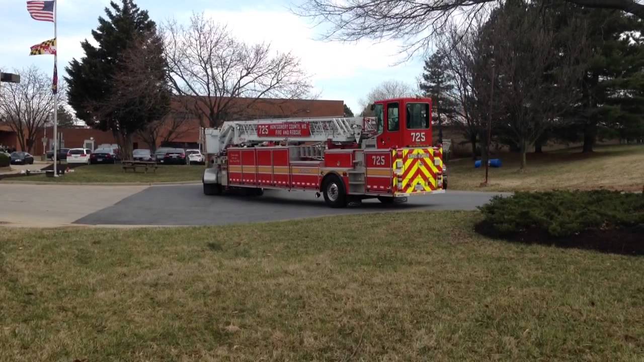MCFRS Truck 725 Heading Back To 25's First Due - YouTube
