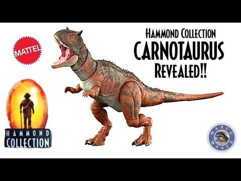 Hammond Collection CARNOTAURUS Revealed!! Mattel's New Collector's ...