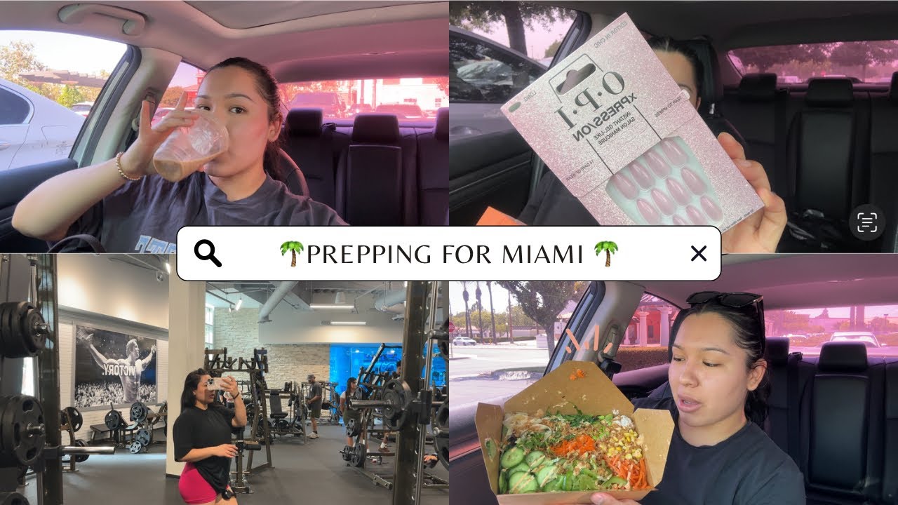 THE CHAOS OF PREPPING FOR MIAMI - YouTube