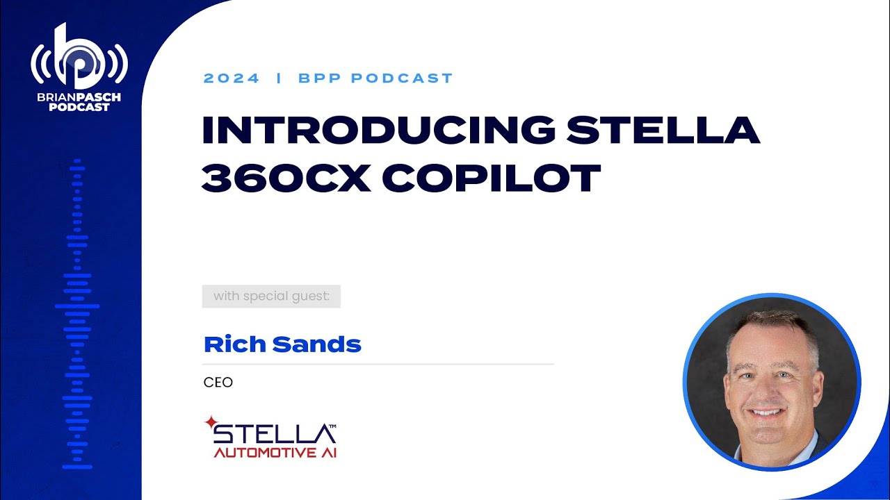 Brian Pasch Podcast with Rich Sands, CEO for STELLA AI - YouTube