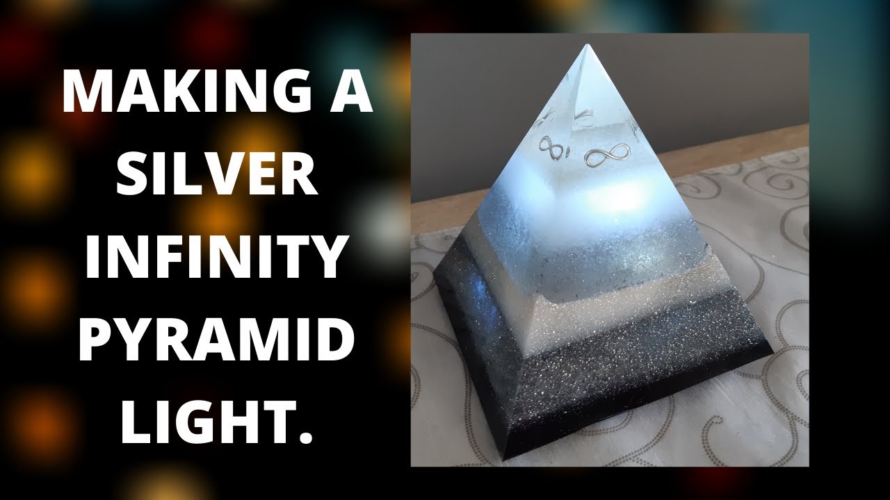 A SILVER INFINITY PYRAMID LAMP. How to make a pyramid light/ lamp ...