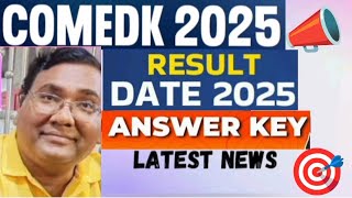 Comedk Answer Key 2025 Comedk Marks Vs Rank Comedk Result 2025 Comedk ...