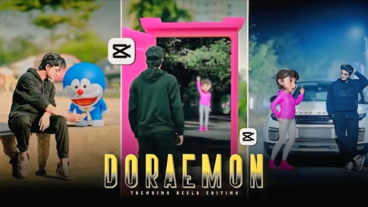 Instagram trending Doraemon video editing | Doraemon video editing tutorial | Capcut video ...