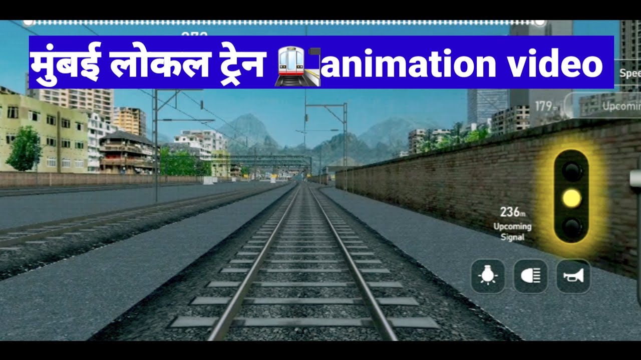 Mumbai Local Train Animation video | #Train - YouTube