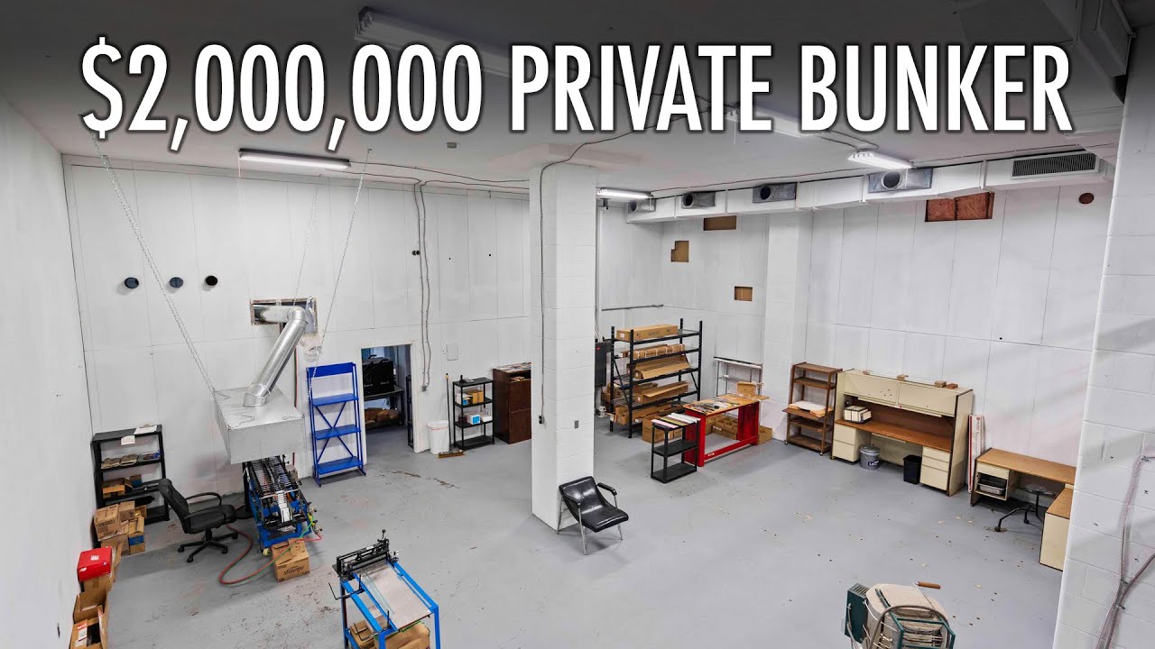 Inside a $2,000,000 Private Underground Bunker - YouTube