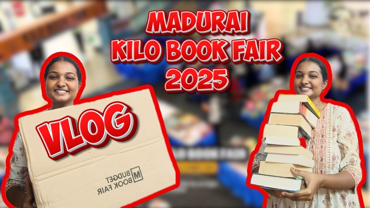 Madurai Kilo Book Fair 2025 Vlog 📚 | India’s Biggest Book Sale | With ...