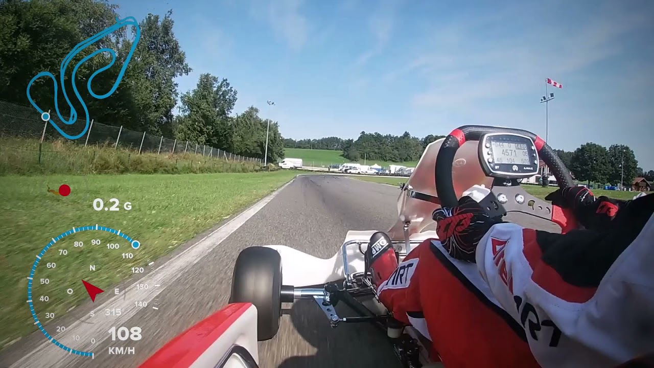 Karting Levier - Birel ART CL - Iame OK Senior - YouTube