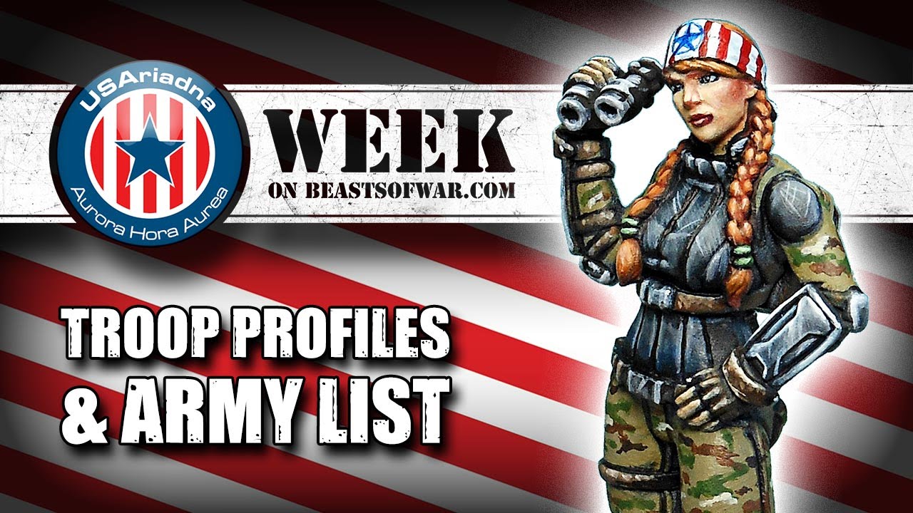 Infinity: USAriadna Troop Profiles & Sectorial Army List - YouTube