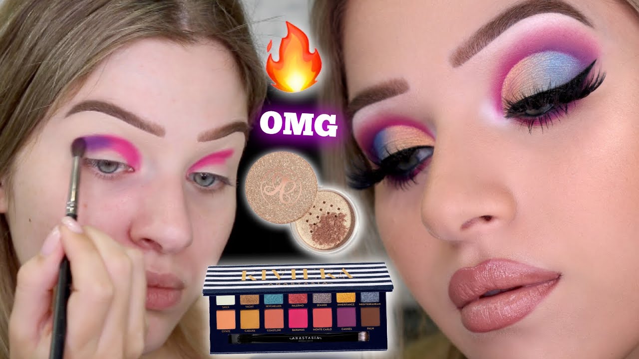 ABH RIVIERA PALETTE Demo + Review + First Impressions - YouTube