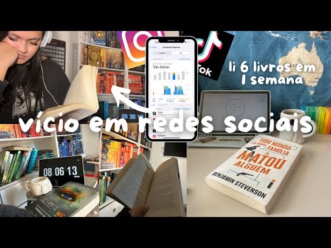 Trocando o tempo nas redes sociais por leitura📵📖