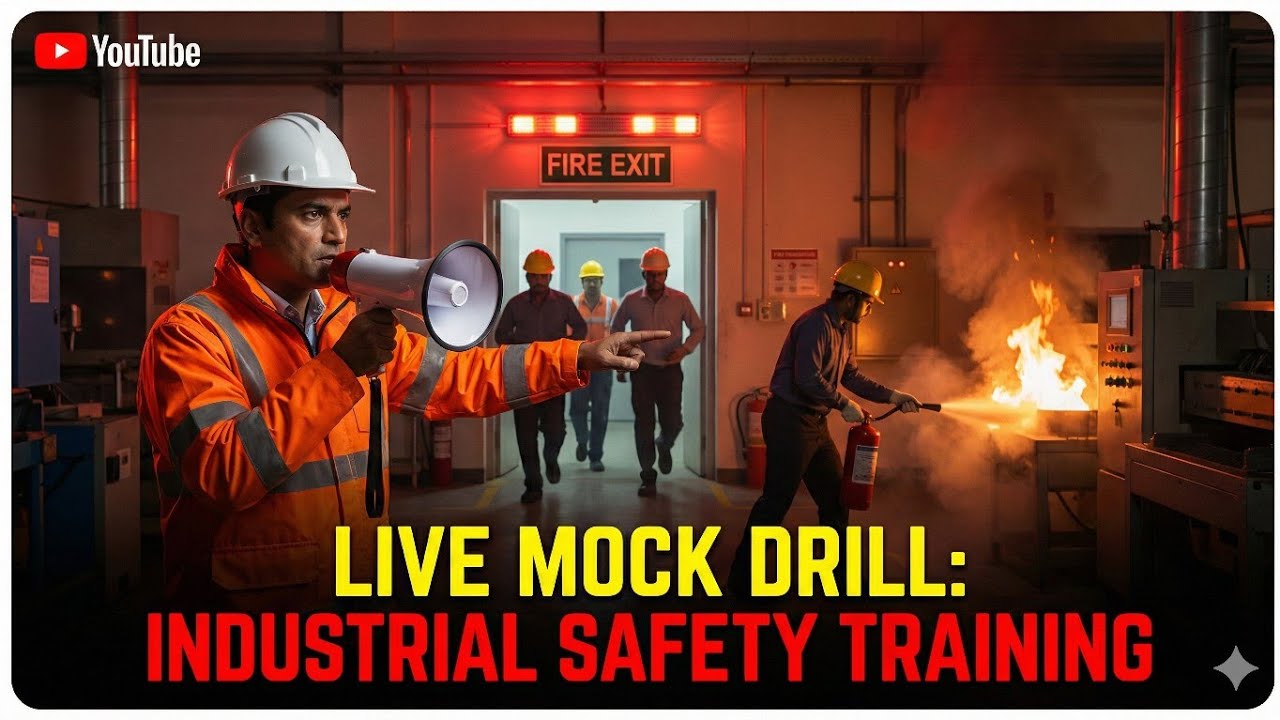 🚨 Fire Mock Drill मराठी | On Site Emergency Control Plan | Real Factory ...