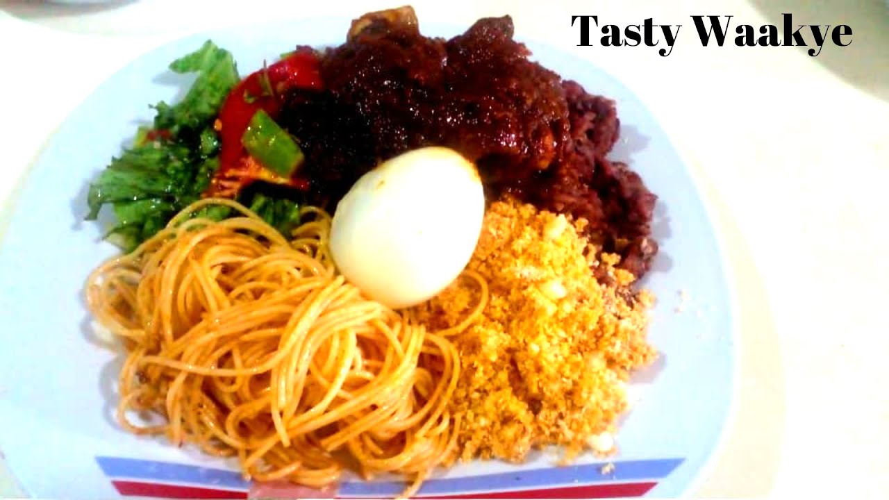 TASTY WAAKYE RECIPE/SO TASTY #ghanafood #recipe - YouTube