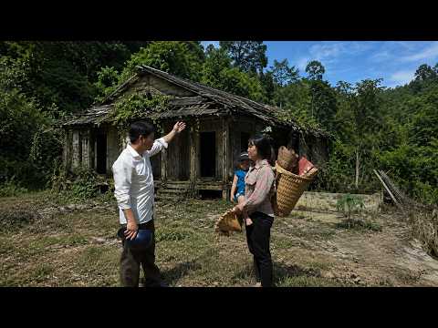 Full video: Kind man gifts a single mother an abandoned house so she can start a new life.