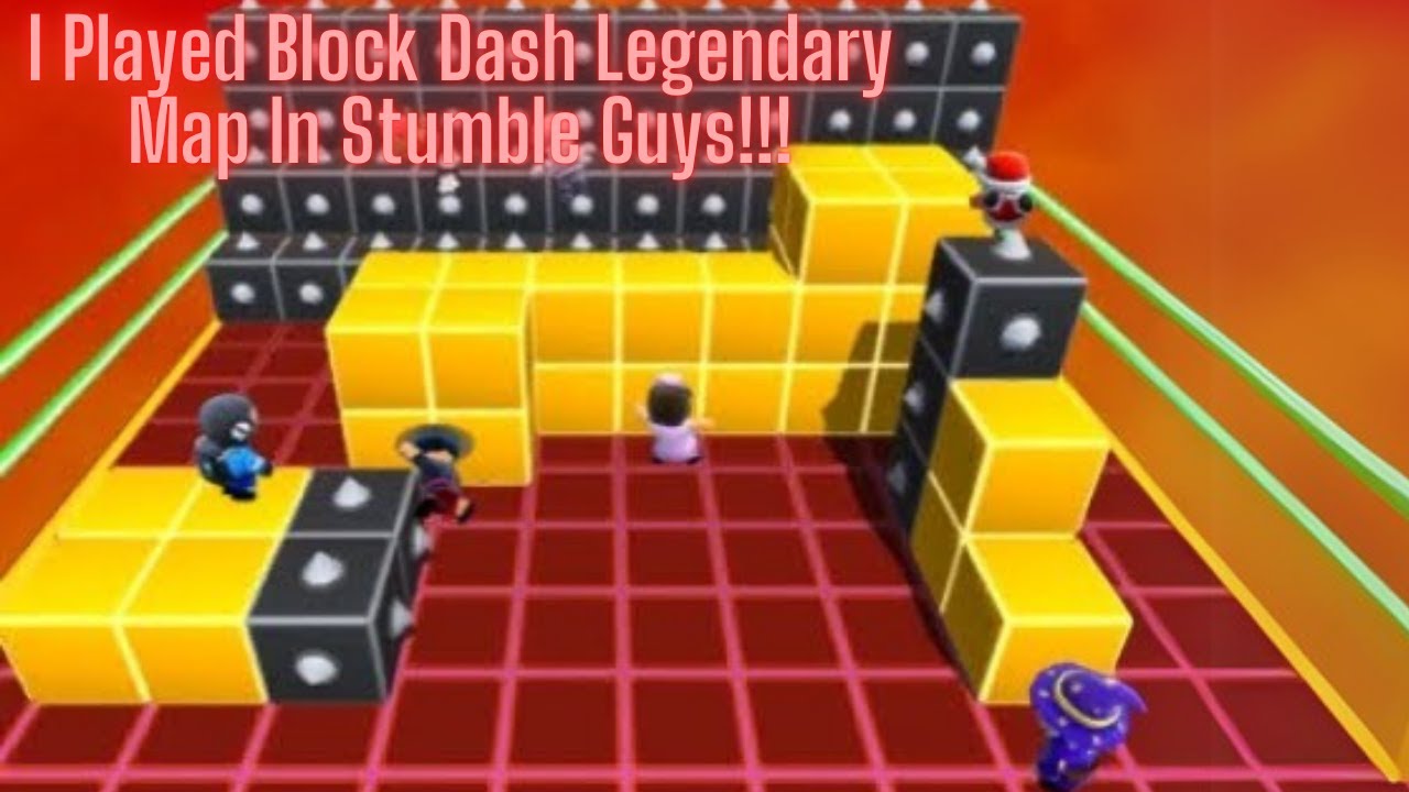 I Played Block Dash Legendary Map In Stumble Guys!!! | Stumble Guys #3 ...