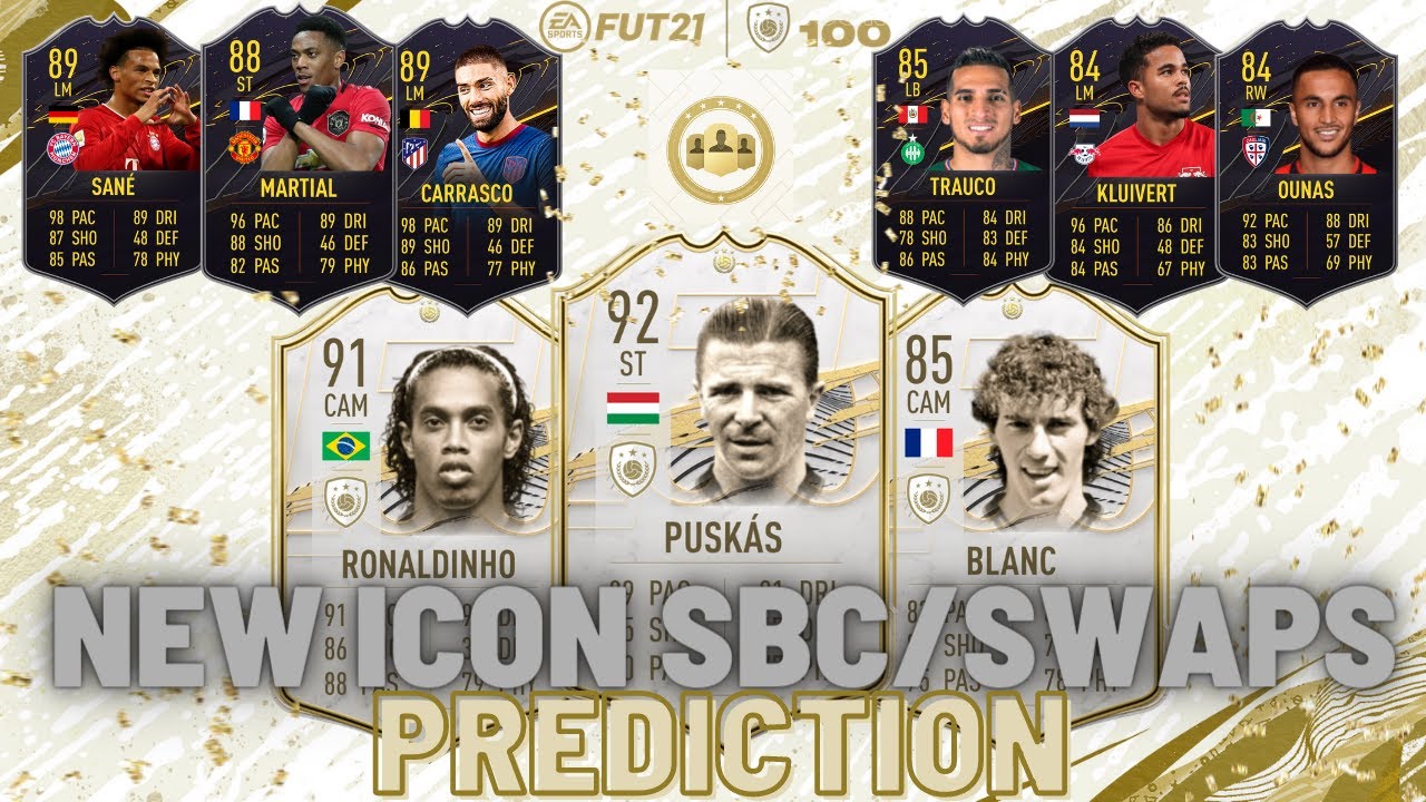 NEW ICON SBC'S AND NEW ICON SWAPS PREDICTION! FIFA 21 NEW SEASON THIS ...