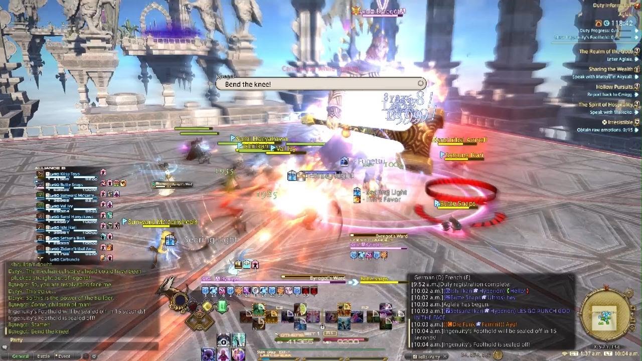 FINAL FANTASY XIV Byregot fight - YouTube