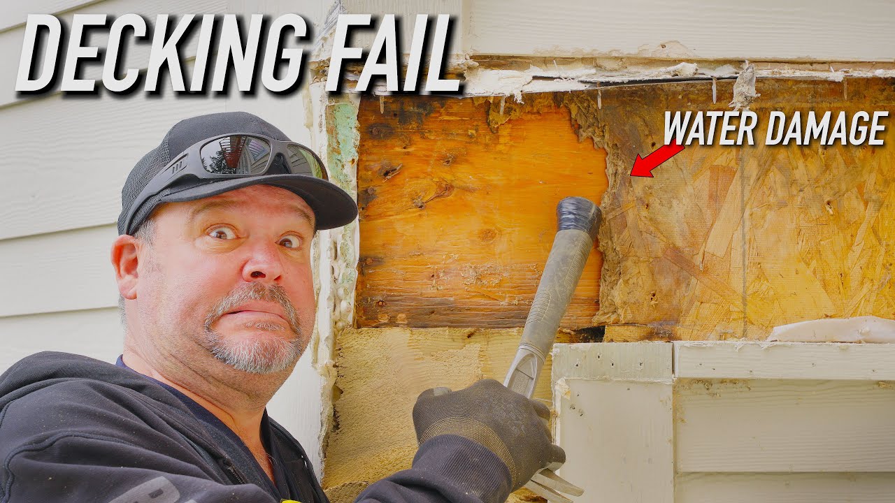 DECKING FAIL: Water Intrusion || Dr Decks - YouTube