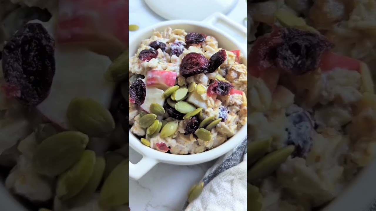 Swiss Bircher Muesli Recipe (Overnight Oats) #shorts #recipes - YouTube