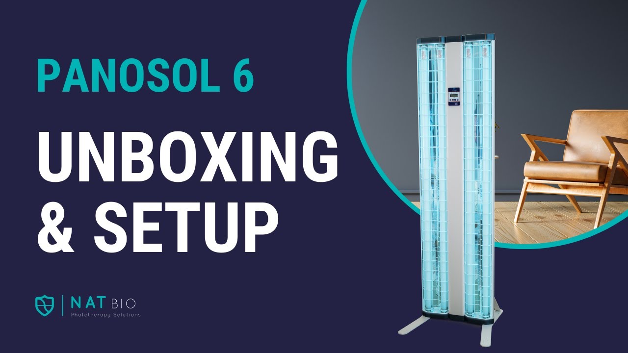 Panosol 6 Phototherapy Device: Unboxing & Setup Tutorial - YouTube