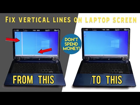 How to fix vertical lines on laptop screen | Don't need to spend | DIY easy method
