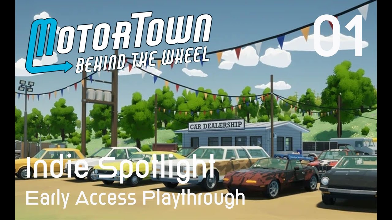 Motor Town | Ep.01 | Welcome to Motor Town City | Indie Spotlight ...