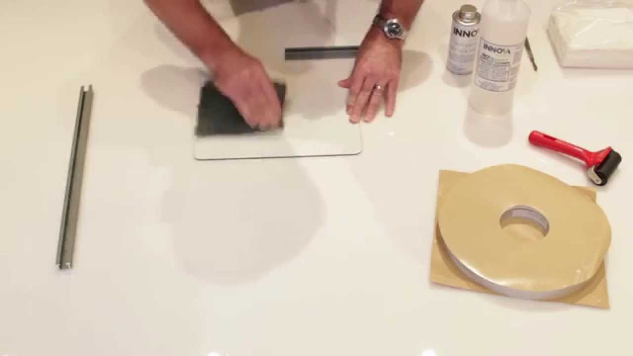 How to Bond Sign Fix Channel to ACM using NovaBond XS110G - YouTube