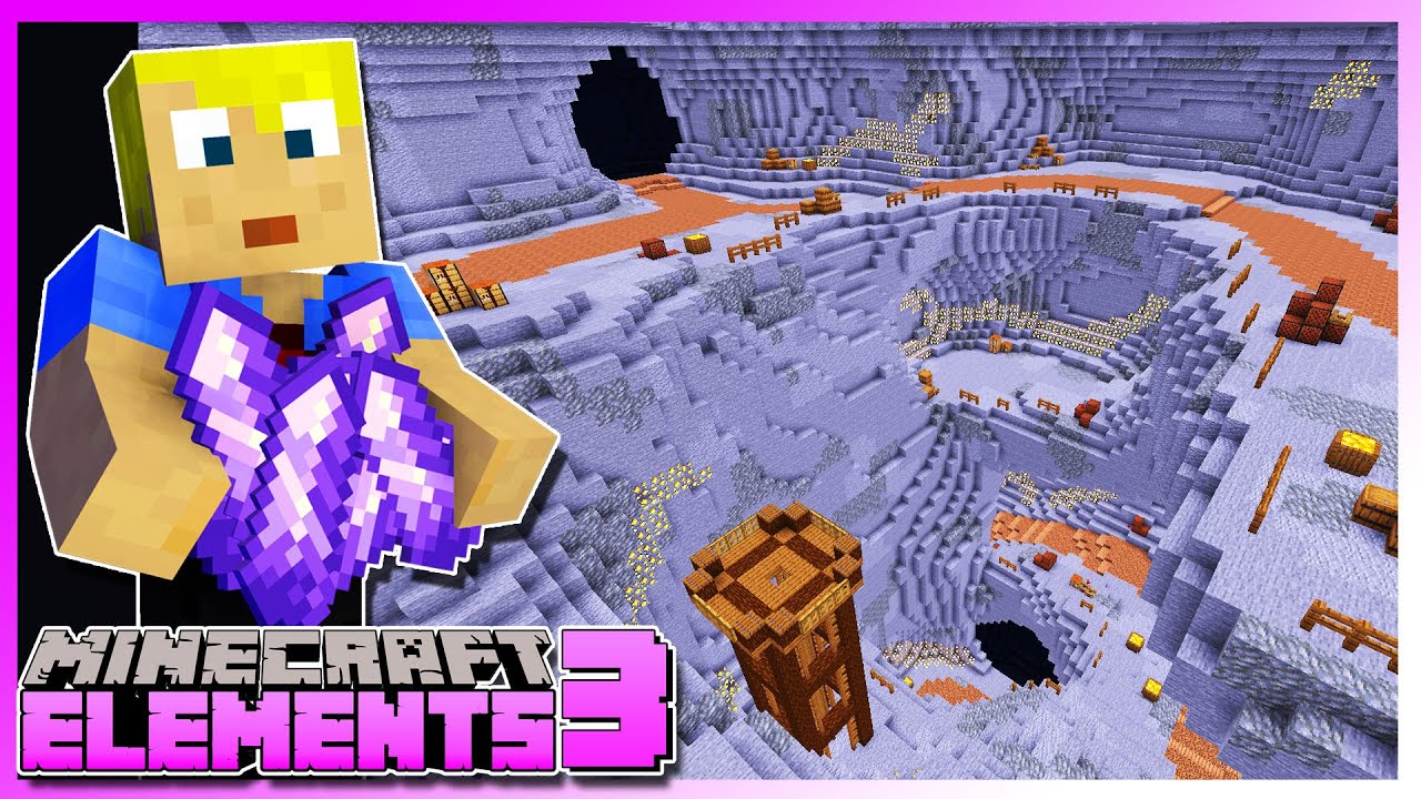 MINEN EBENE 2! GOLDEBENE! Mysteriöse Edelsteine & mehr! - Minecraft Elements 3 - YouTube