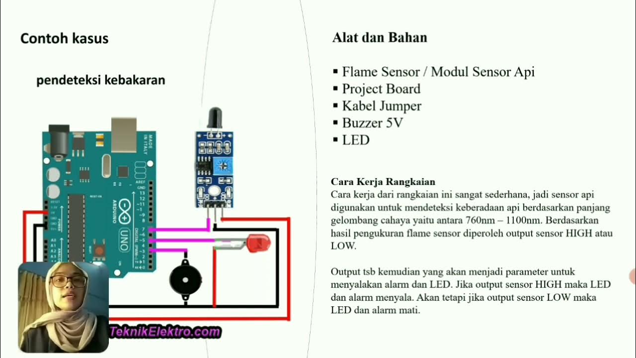 Sensor Api (flame sensor) Penjelasan & Penerapan Kasus - YouTube
