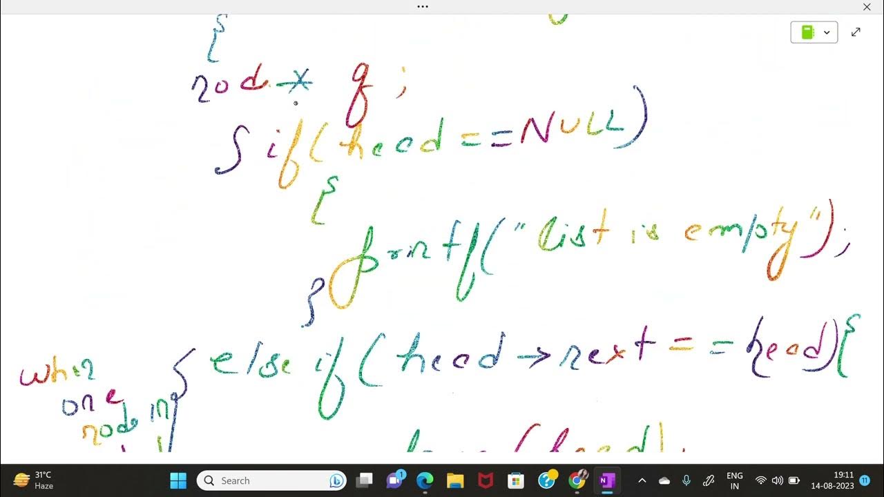 Deleting the First Node in a Single Circular Linked List - YouTube