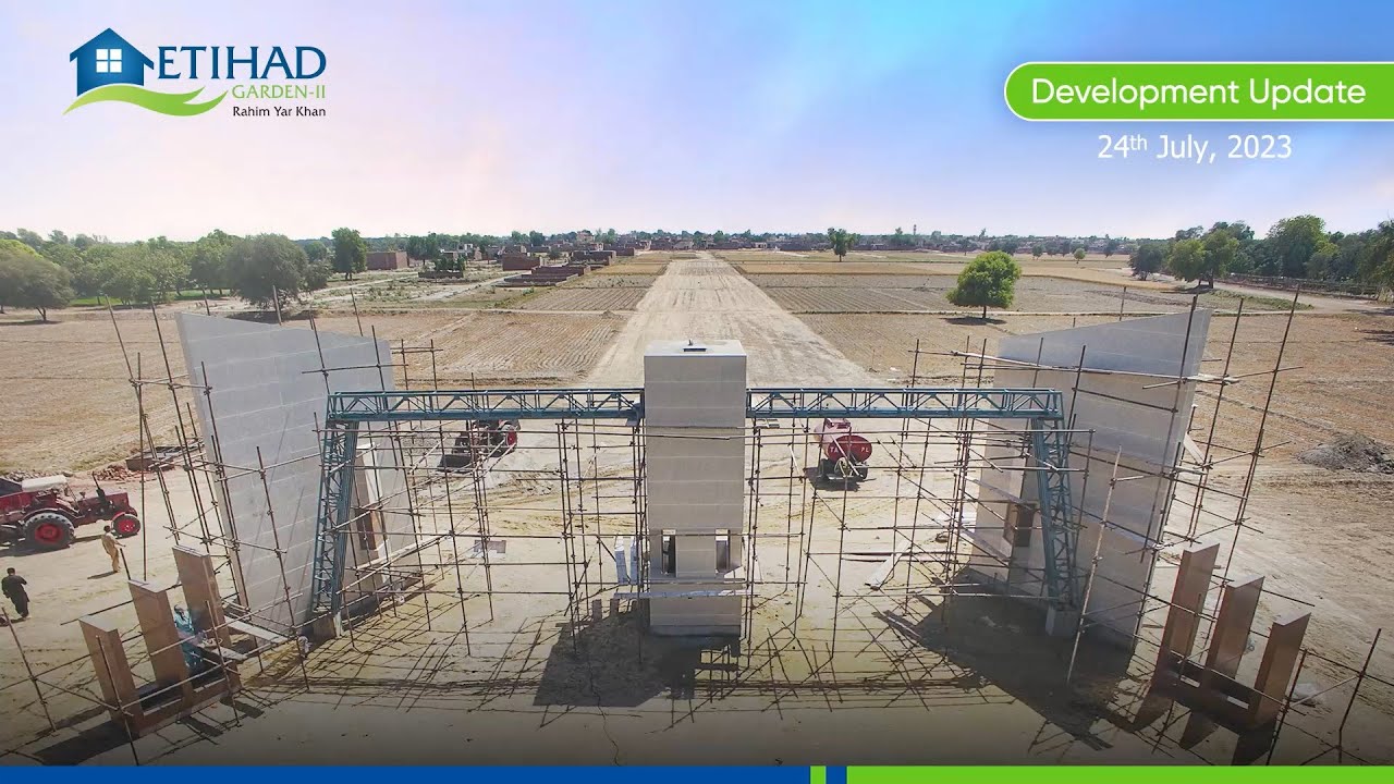 Development Update - Etihad Garden Phase - II | July 24, 2023 - YouTube