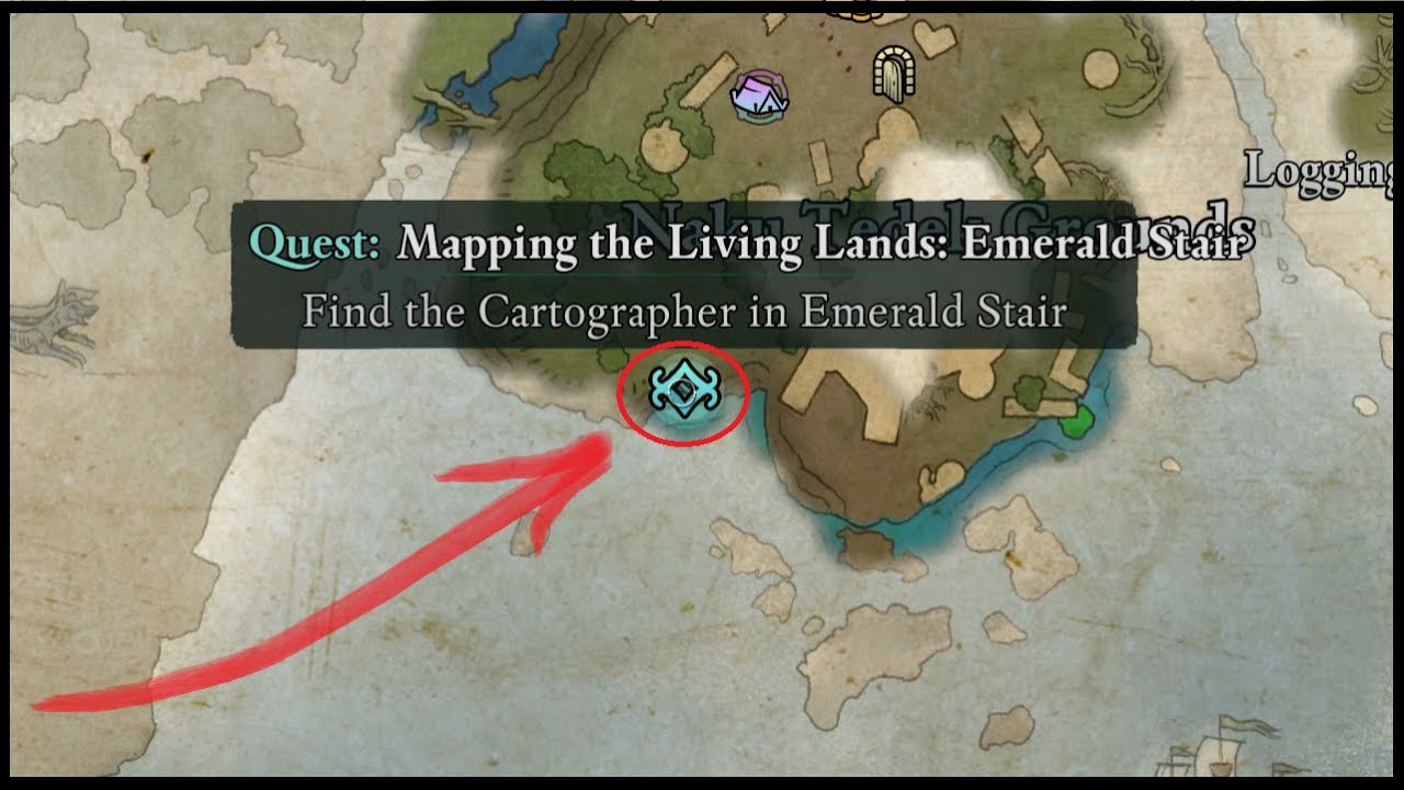 Avowed - Find the Cartographer in Emerald Stair - Mapping the Living ...