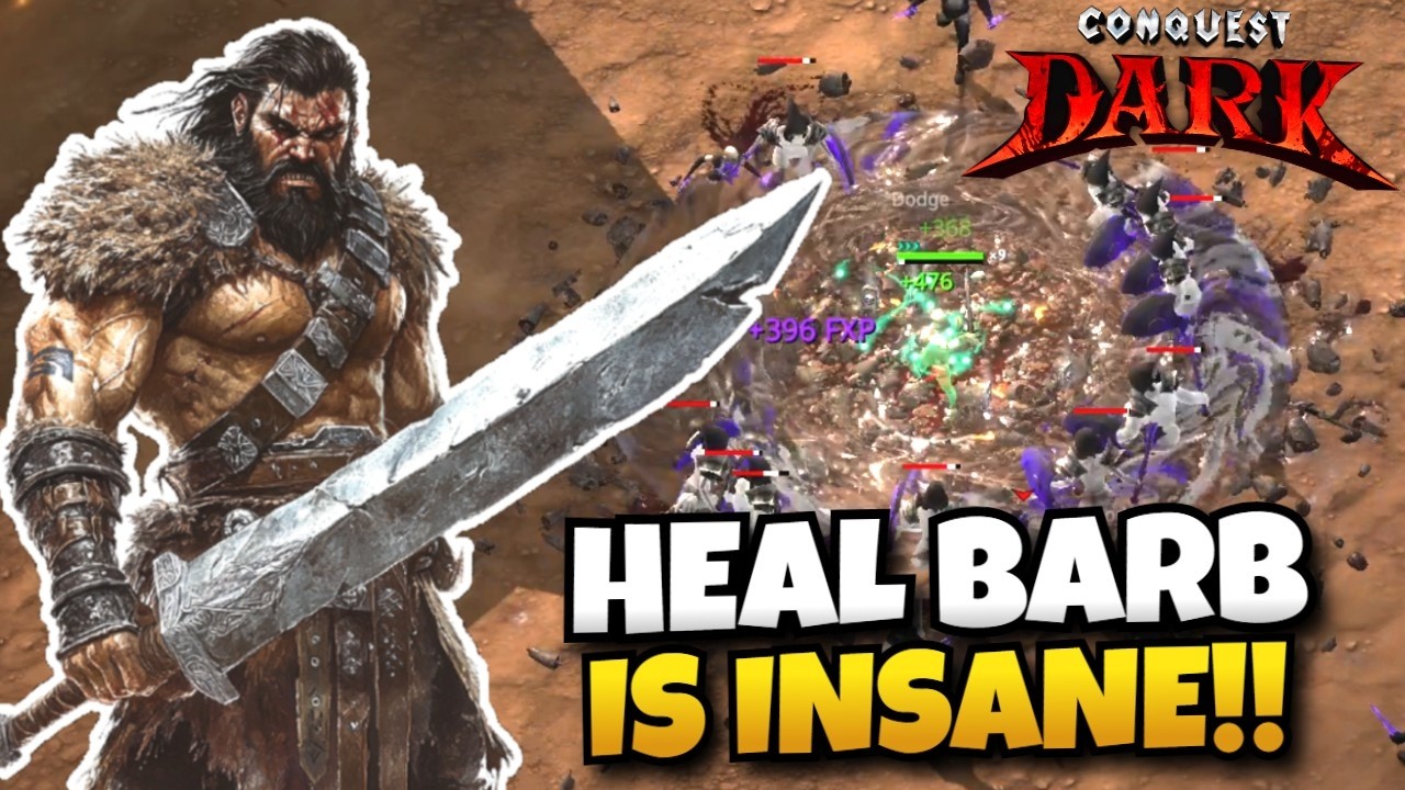 This Might Be The Best Barbarian Build! | Conquest Dark - YouTube