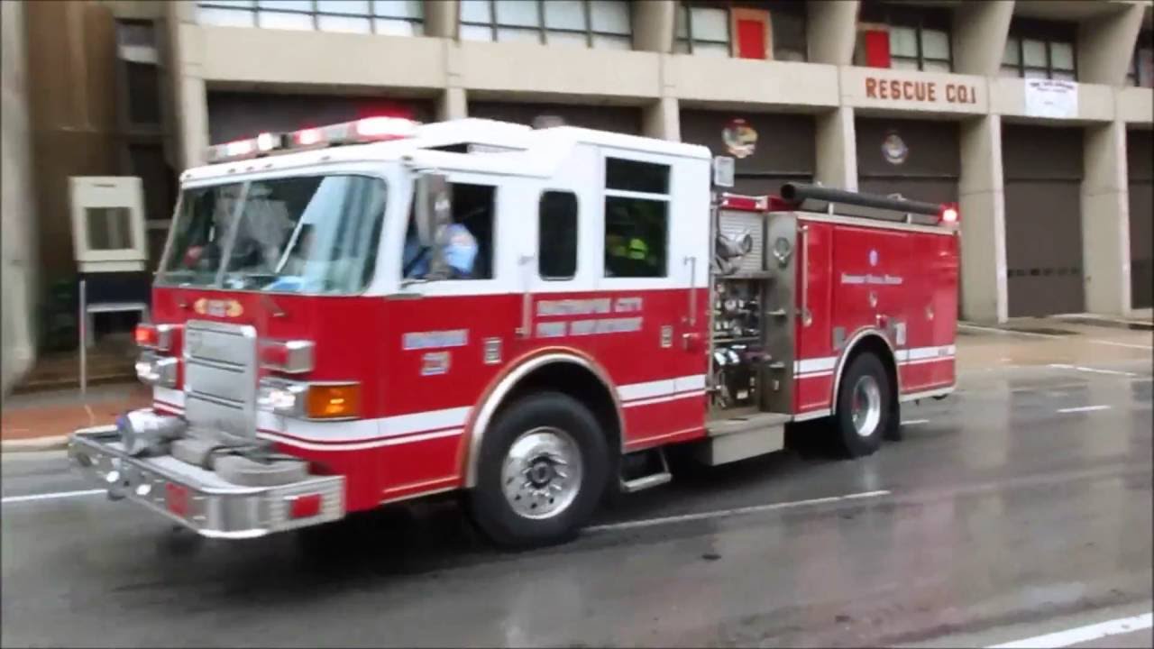 Baltimore City FD Engine 23 & Medic 1 - YouTube