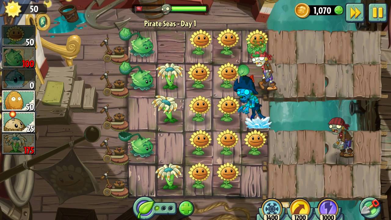 Let's Play Plants Vs Zombies 2 Android App and Game 2016, PvZ2 ...