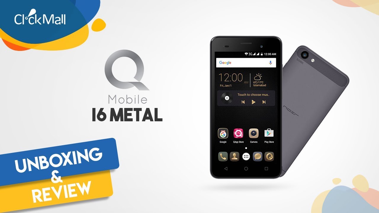 Qmobile i6 Metal Unboxing - ClickMall - YouTube