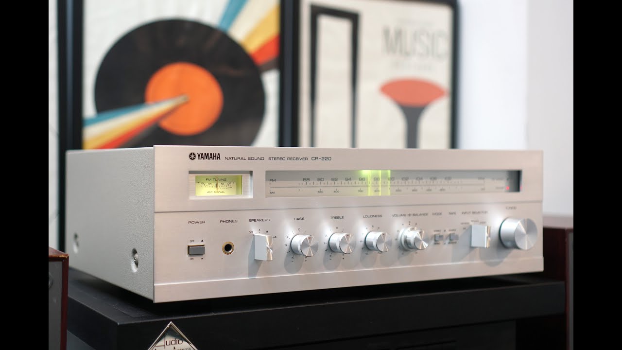 Yamaha CR-220 Vintage Amplifier & Receiver from The Golden 1970s ...