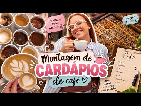 VLOG| MONTAGEM DE CARDÁPIO DE CAFÉS E DEGUSTAÇÃO!! 
