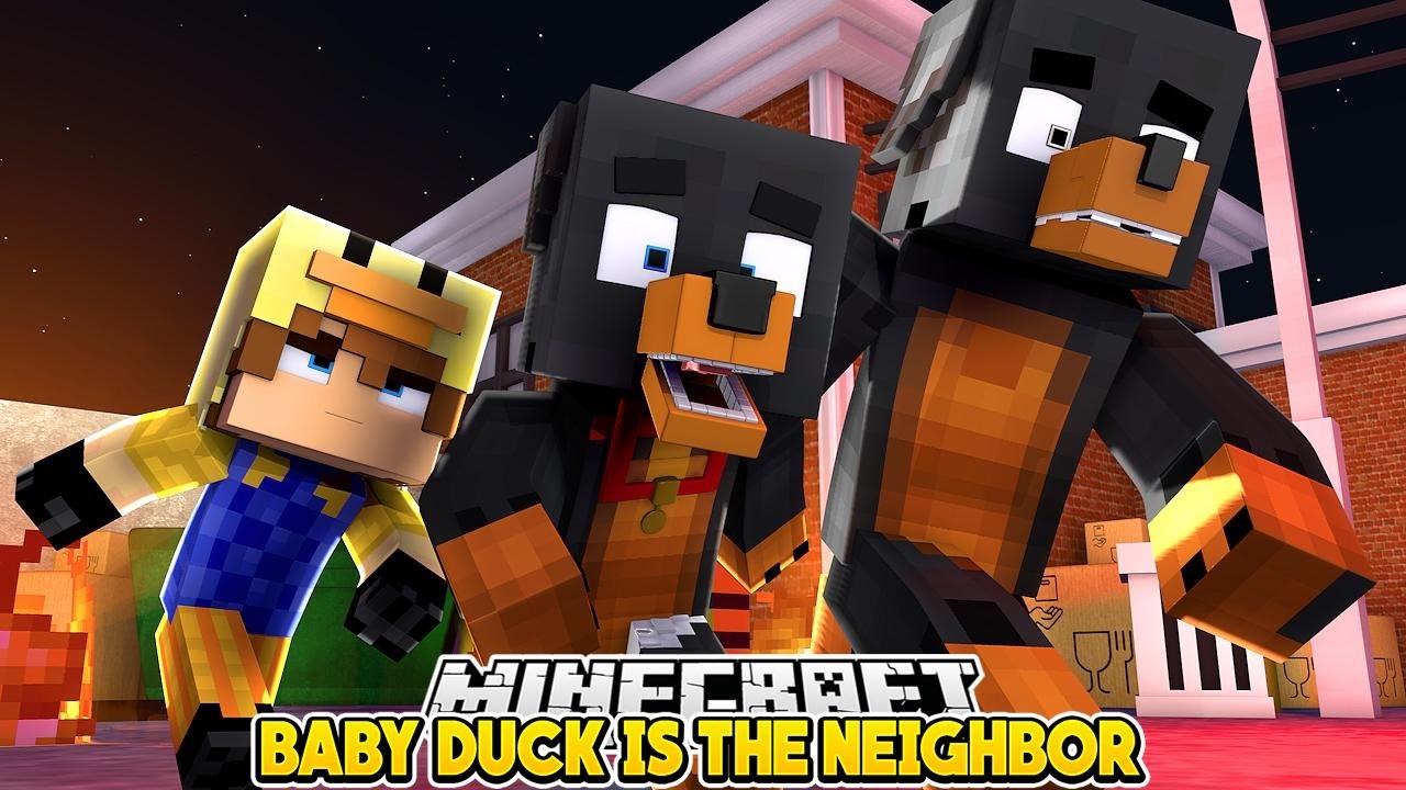 Minecraft Baby Hello Neighbor - BABY DUCK IS THE HELLO NEIGHBOUR ...